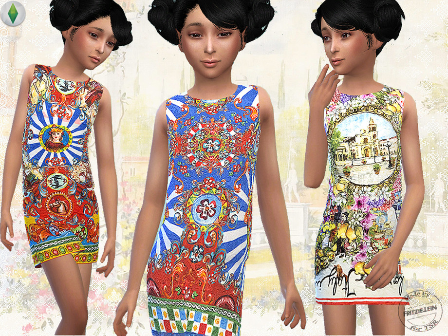 The Sims Resource | Forever Italy Dress 02
