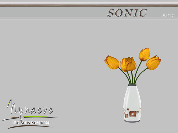 The Sims Resource | Sonic Tulip Vase