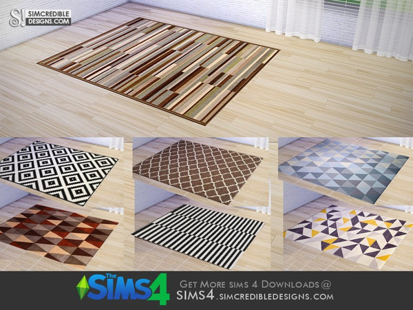 The Sims Resource - Young way Living - rug