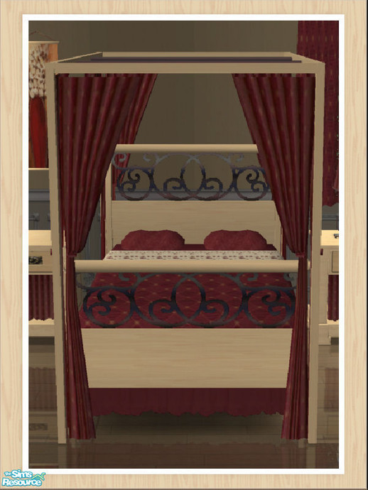 The Sims Resource | Cozy Cottage Bedroom Canopy