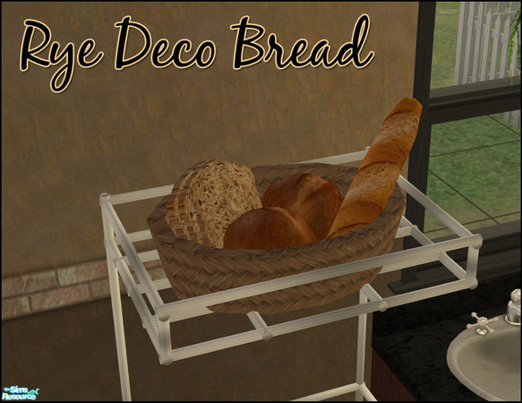 The Sims Resource | Rye Kitchen Set - Deco Bread Basket