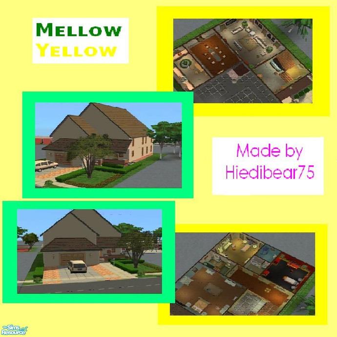 The Sims Resource - Mellow Yellow by hiedibear75