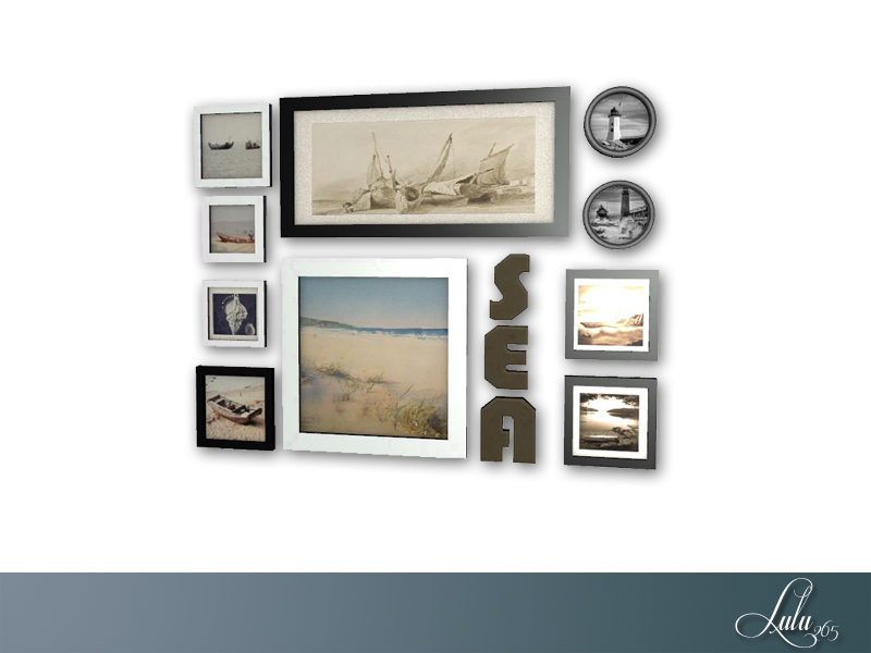 The Sims Resource | Beach House Living Large Wall Prints