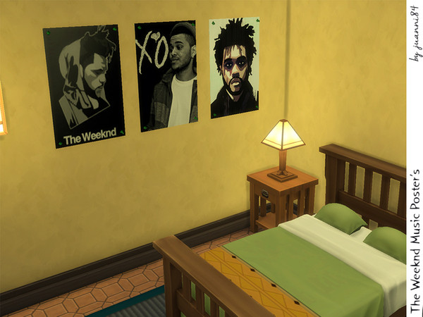 The Sims Resource | The Weeknd Music Poster