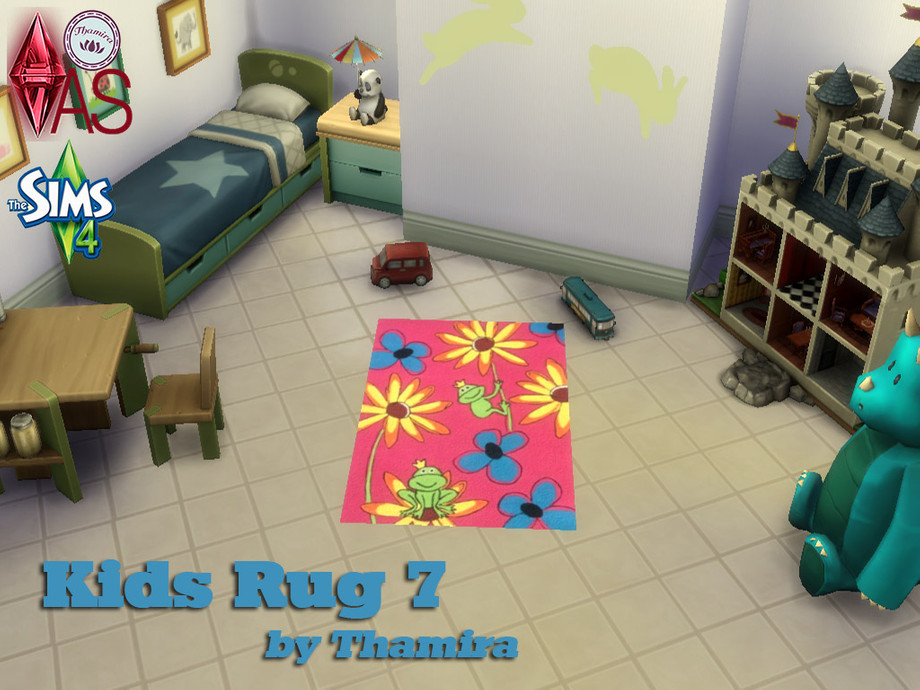 The Sims Resource | Kids Rug 7