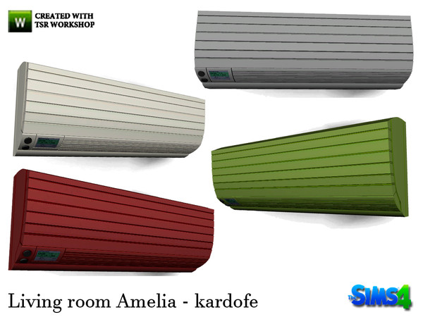 The Sims Resource | kardofe_Living room Amelia_Air conditioner