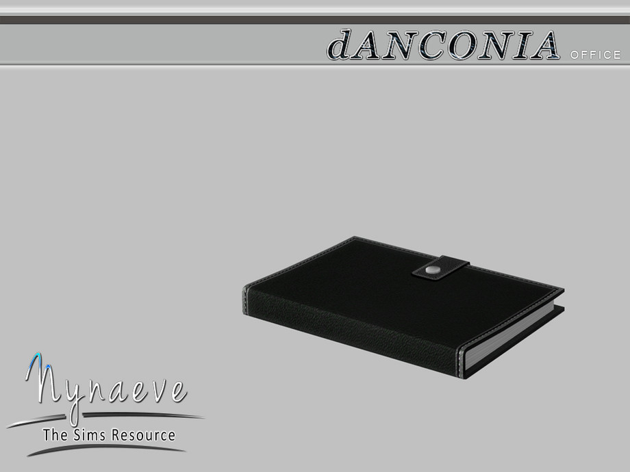 The Sims Resource | dAnconia Leather Notebook