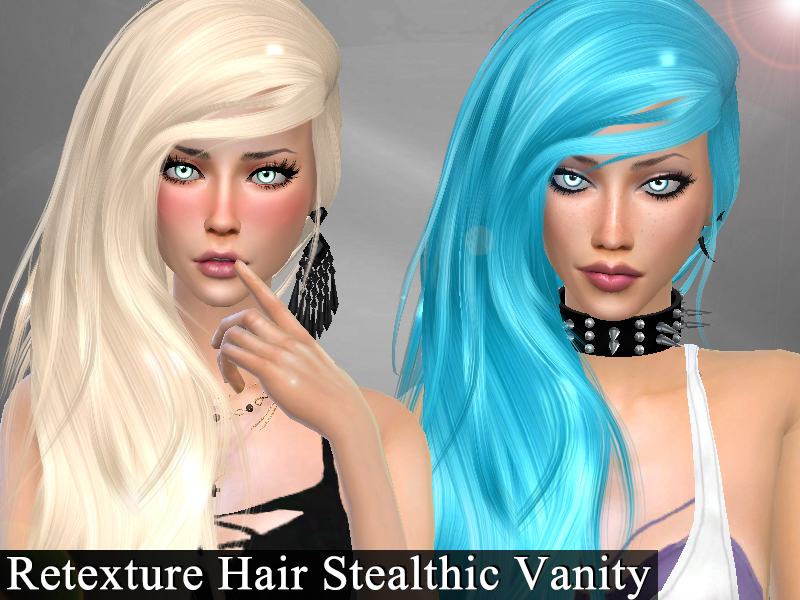 The Sims Resource | Retexture Hair Stealthic Vanity.Need Mesh