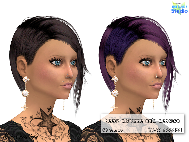 The Sims Resource | BLZ Roxanne Hair Recolor - mesh needed
