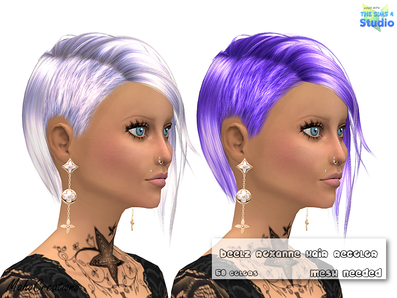The Sims Resource | BLZ Roxanne Hair Recolor - mesh needed