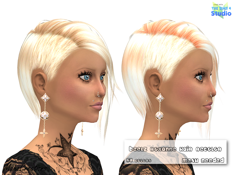 The Sims Resource | BLZ Roxanne Hair Recolor - mesh needed