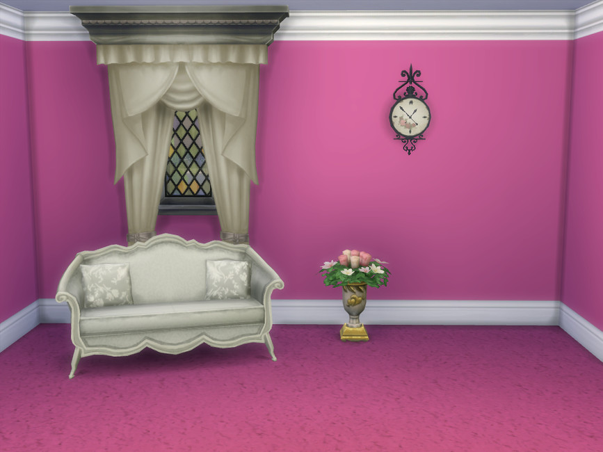 The Sims Resource - Bold and Beautiful Wall with Trim
