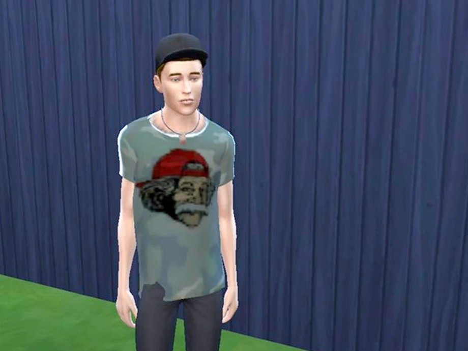 The Sims Resource | Camo Nerd tee