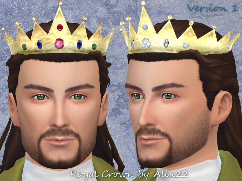 The Sims Resource | Royal Crown for Male and Female Hat - Version 1