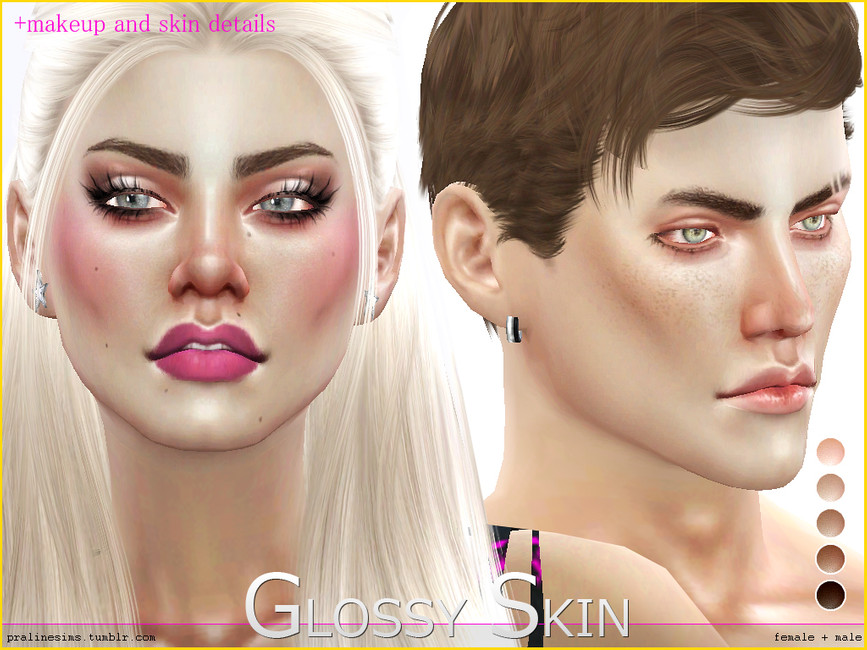 The Sims Resource - PS Glossy Skin