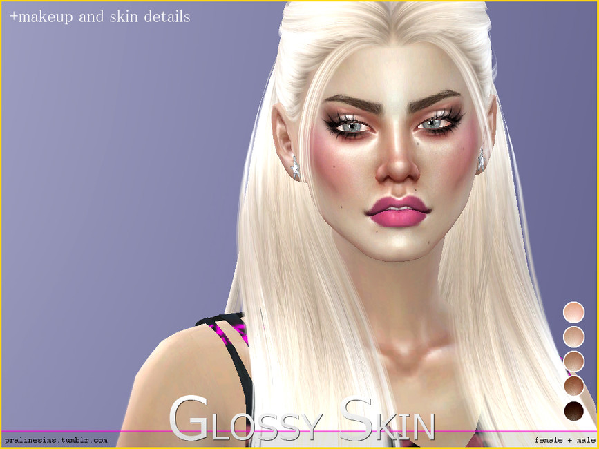 The Sims Resource - PS Glossy Skin