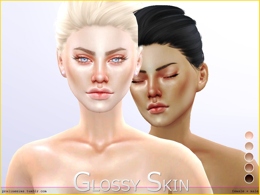 The Sims Resource - PS Glossy Skin