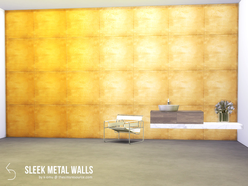 k-omu's Sleek Metal Walls