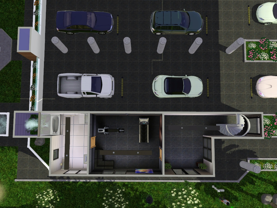 The Sims Resource | Modern Row Houses