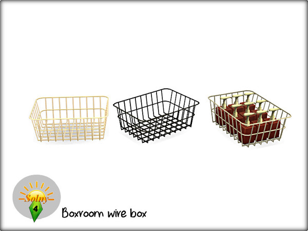 The Sims Resource | Boxroom wire box