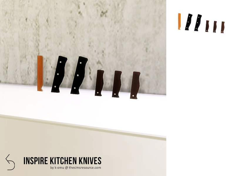 The Sims Resource | INSPIRE Kitchen Knives