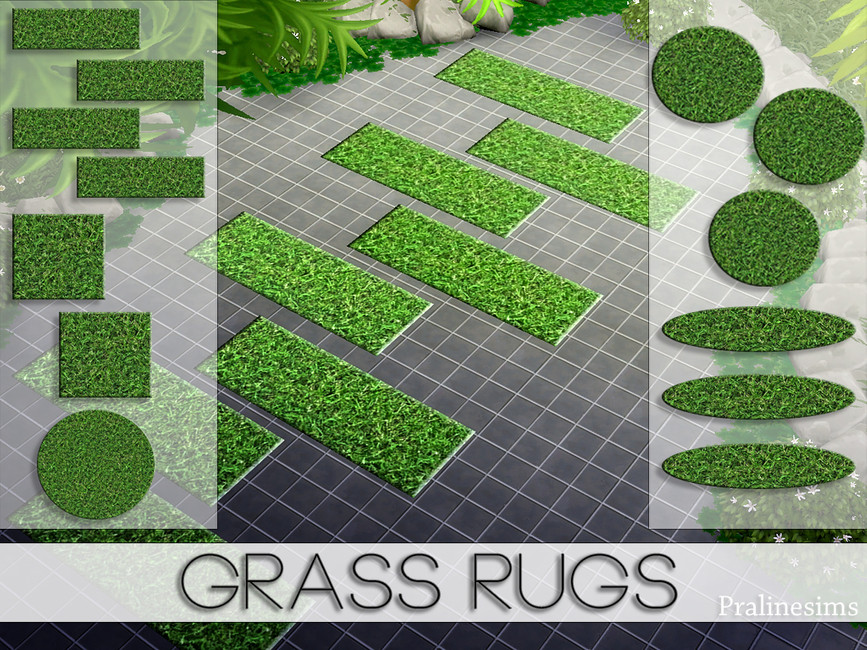 The Sims Resource - Grass Rugs