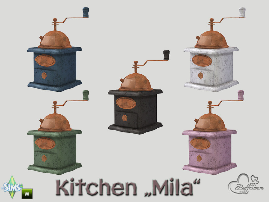 The Sims Resource - Kitchen Clutter Mila Coffee Grinder