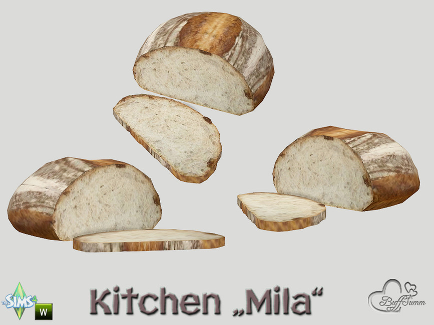 The Sims Resource - Kitchen Clutter Mila Bread