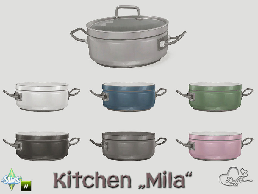 The Sims Resource - Kitchen Clutter Mila Cook Pot v2