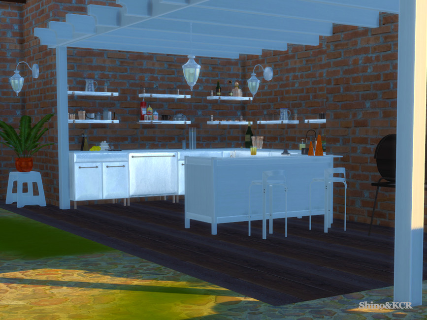 The Sims Resource - Outdoor 2016 Grill and Bar