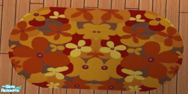 The Sims Resource - Flower livingroom - rug