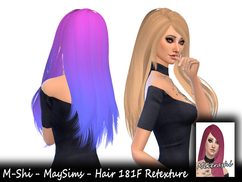 The Sims Resource | M-Shi - MaySims - Hair 181F Retexture (Mesh Needed)