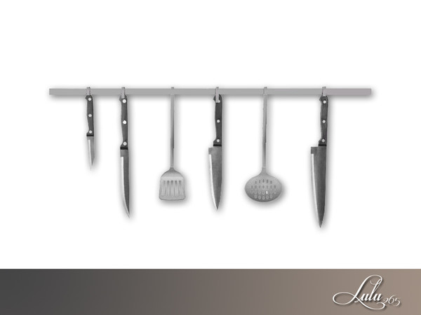 The Sims Resource - Essentials Kitchen Utensil Rack