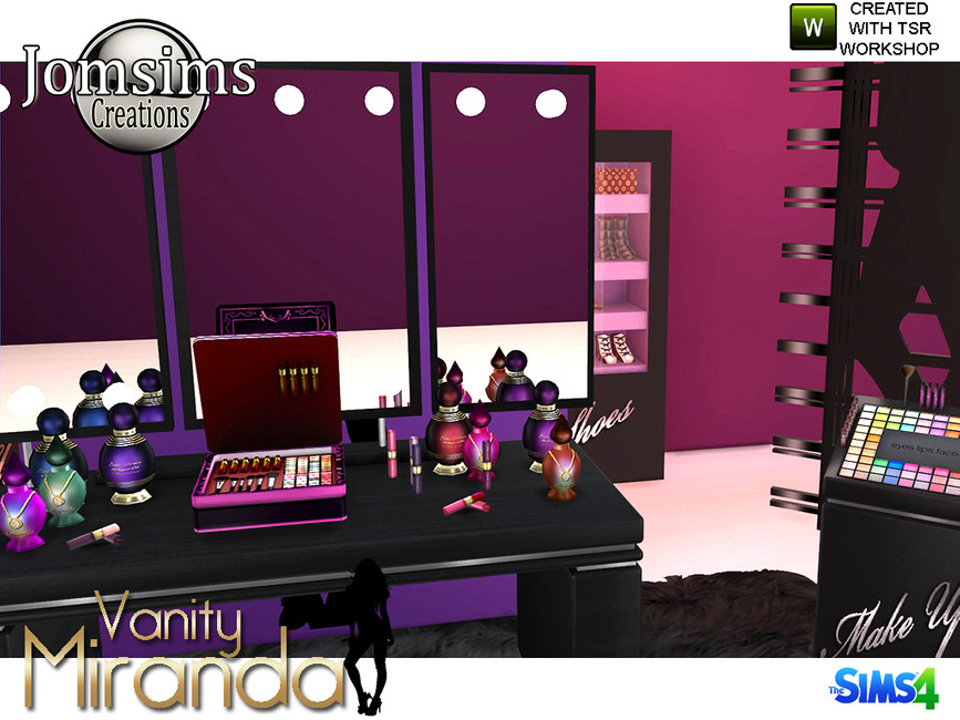 The Sims Resource - miranda vanity Beauty set