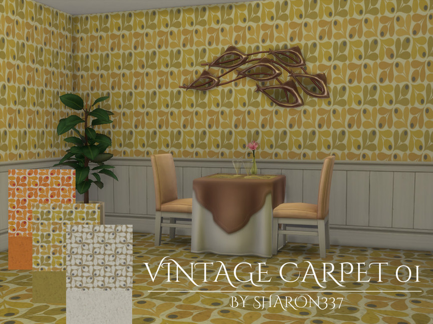 The Sims Resource - Vintage Walls and Floors 01