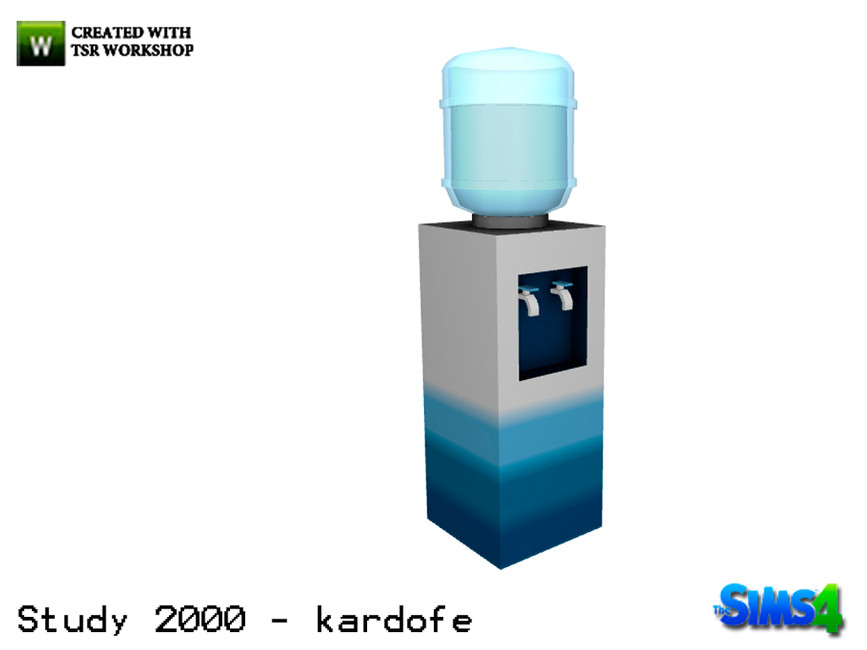 The Sims Resource - kardofe_Study 2000_Water dispenser