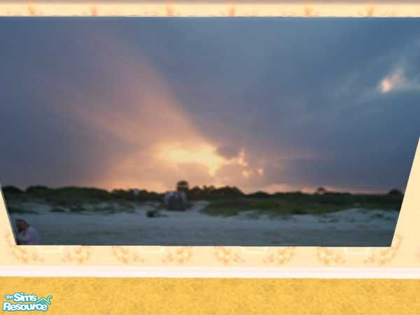 The Sims Resource - sunset at the beach - Individual Item