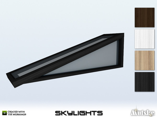 The Sims Resource - Skylight Modern Center Slanting Left 4x1