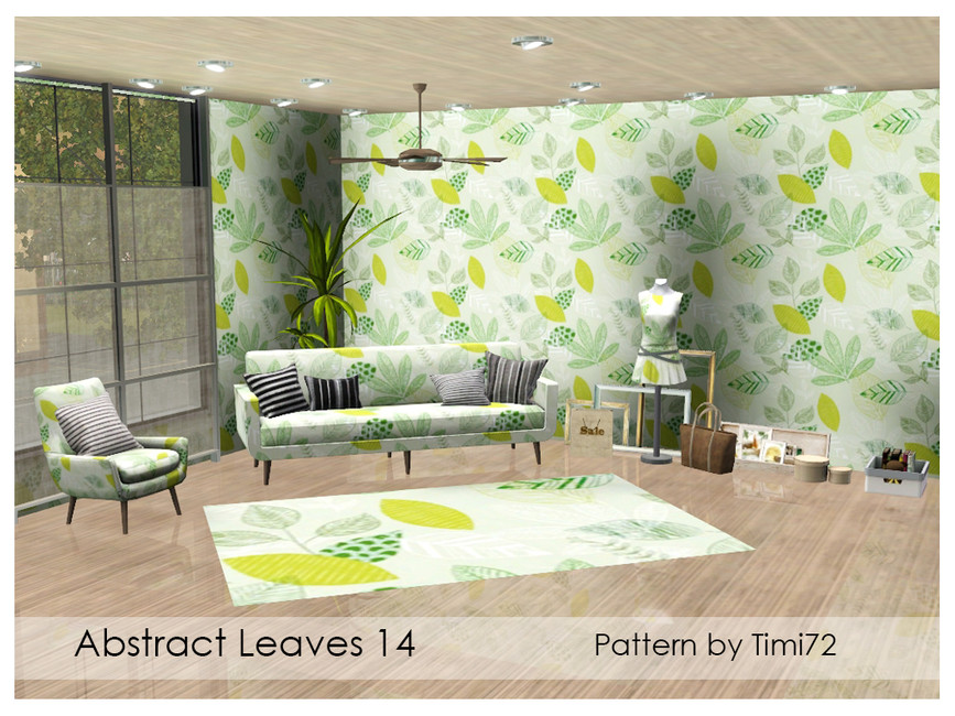 The Sims Resource - Abstract Leaves 14