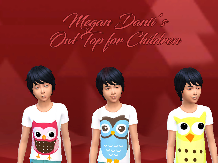 The Sims Resource | Children Owl Top