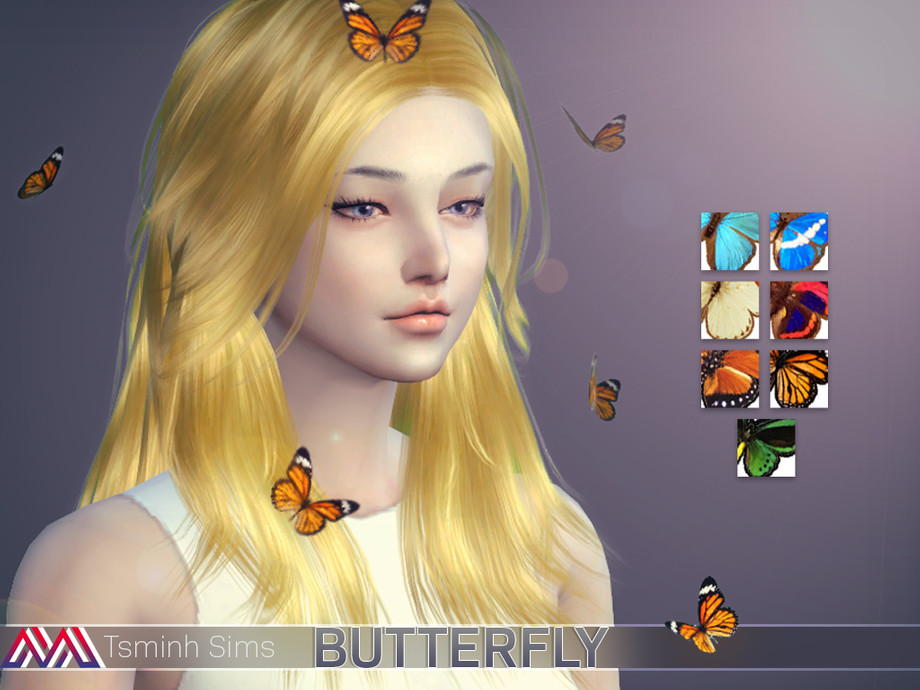The Sims Resource | Lucy Butterfly (Accessory)