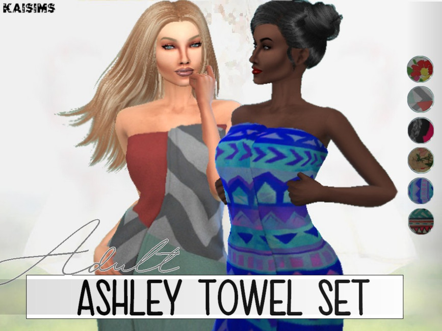 The Sims Resource - Ashley Towel Set _ Adult