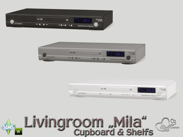 The Sims Resource | Mila Living DVD Player
