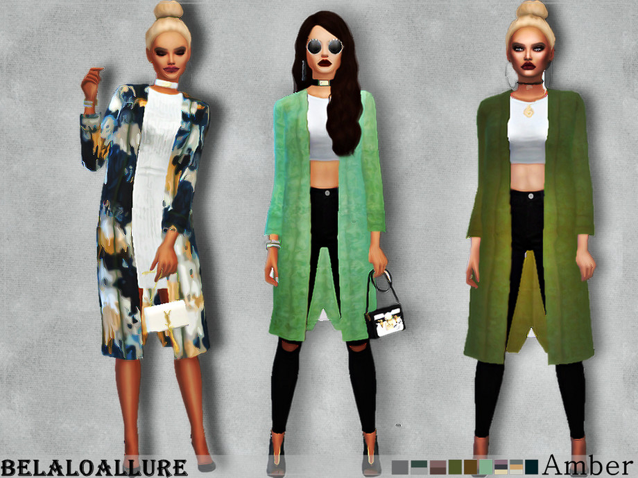 The Sims Resource | belaloallure_Amber coat Accessory