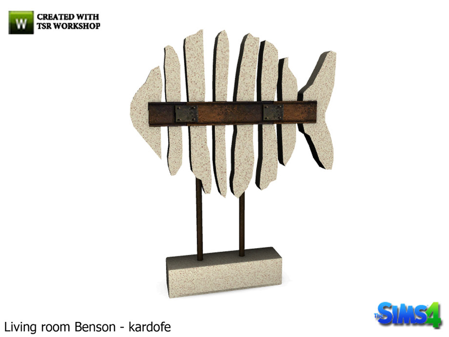 The Sims Resource | kardofe_Living room Benson_Fish