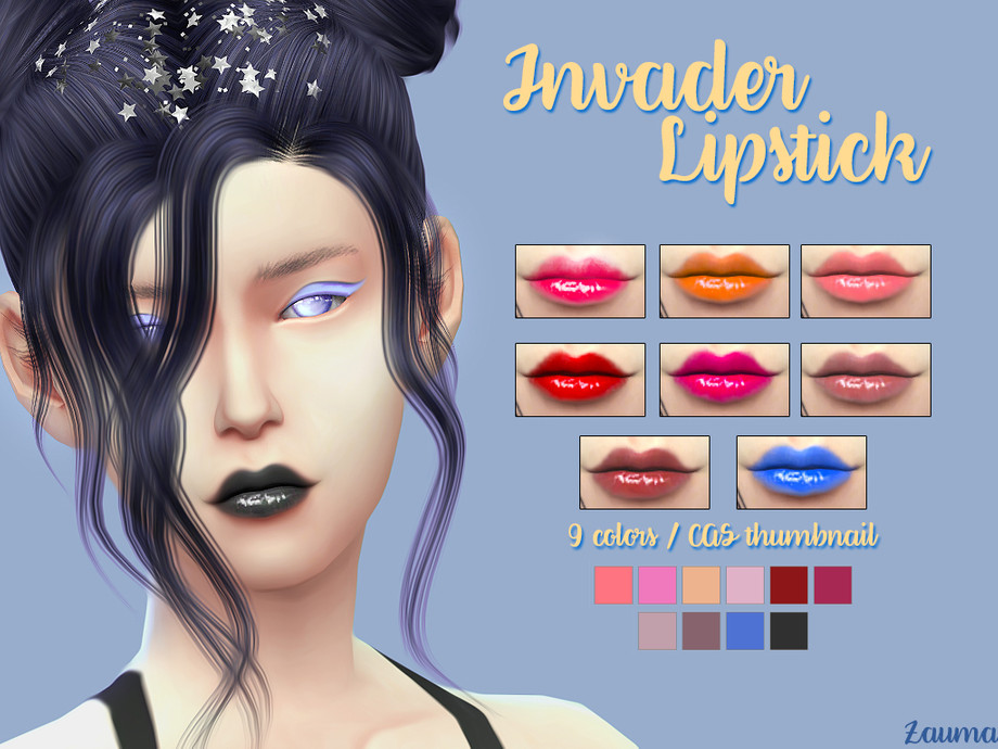 The Sims Resource | Yume - Invader Lipstick