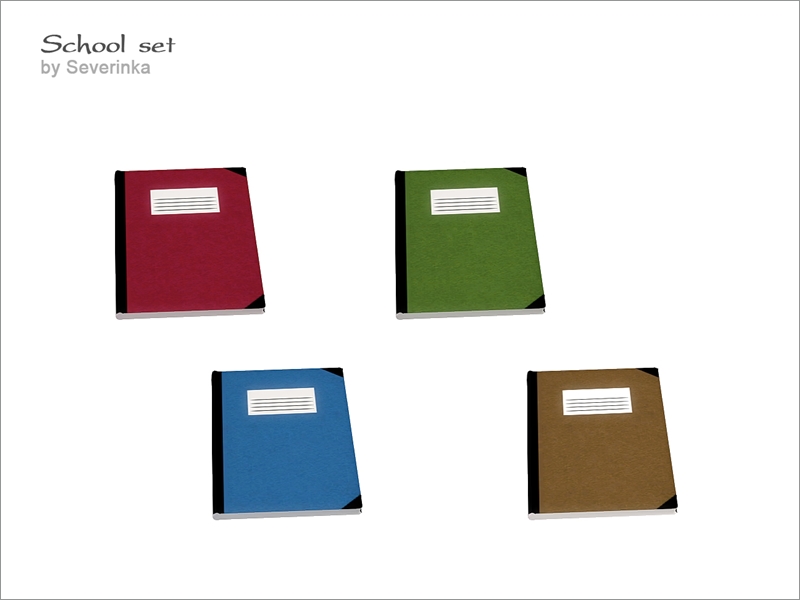 The Sims Resource - [School set] - Class Journal