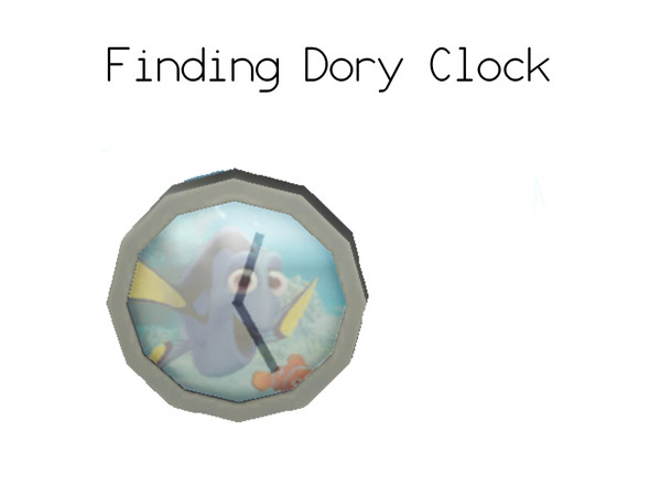 The Sims Resource | Finding Dory Clock