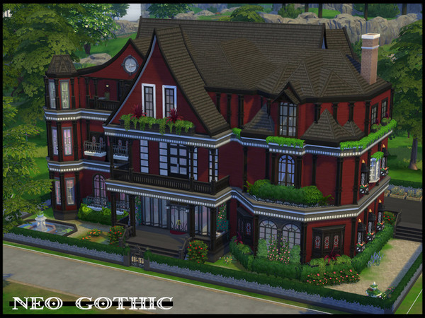 The Sims Resource | Neo Gothic House