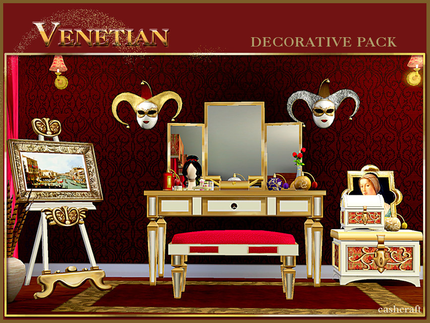 The Sims Resource - Venetian Decor Pack